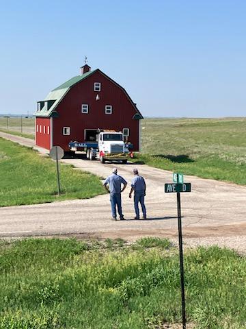 Ellsworth County Barn Move | Rolling Hills Electric Cooperative, Inc